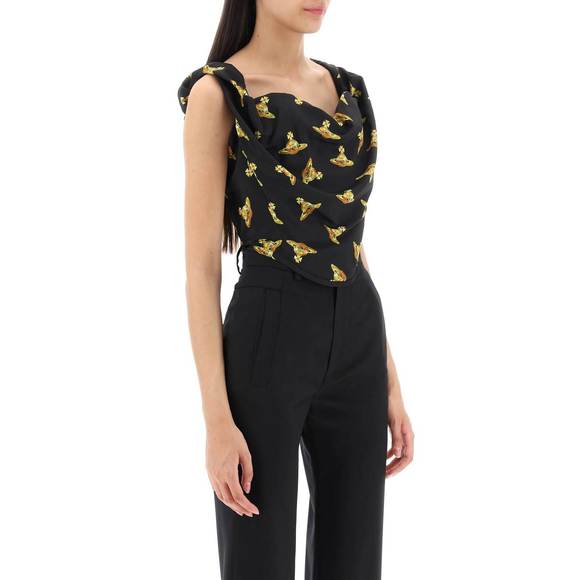 Vivienne Westwood | Tops | Vivienne Westwood Sunday Corset Top In Crepe ...